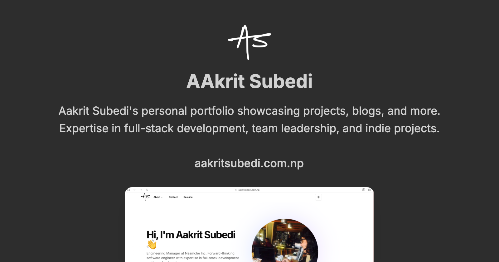 Aakrit Subedi - Software Engineer